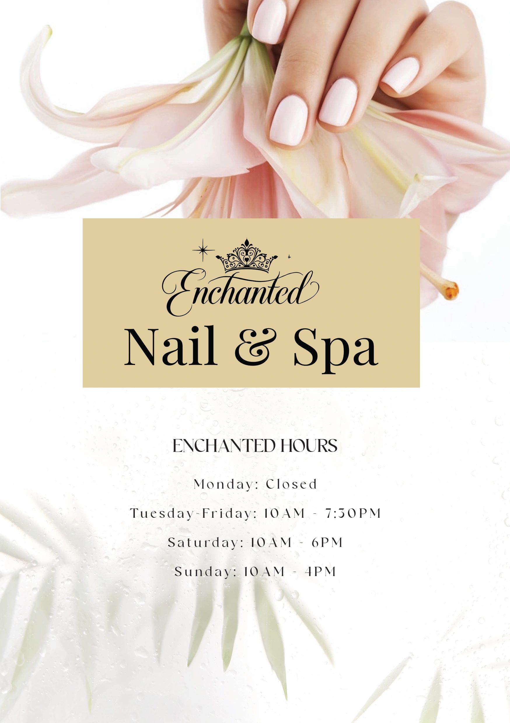 Top Manicure Nails Services at Enchanted Nail Spa